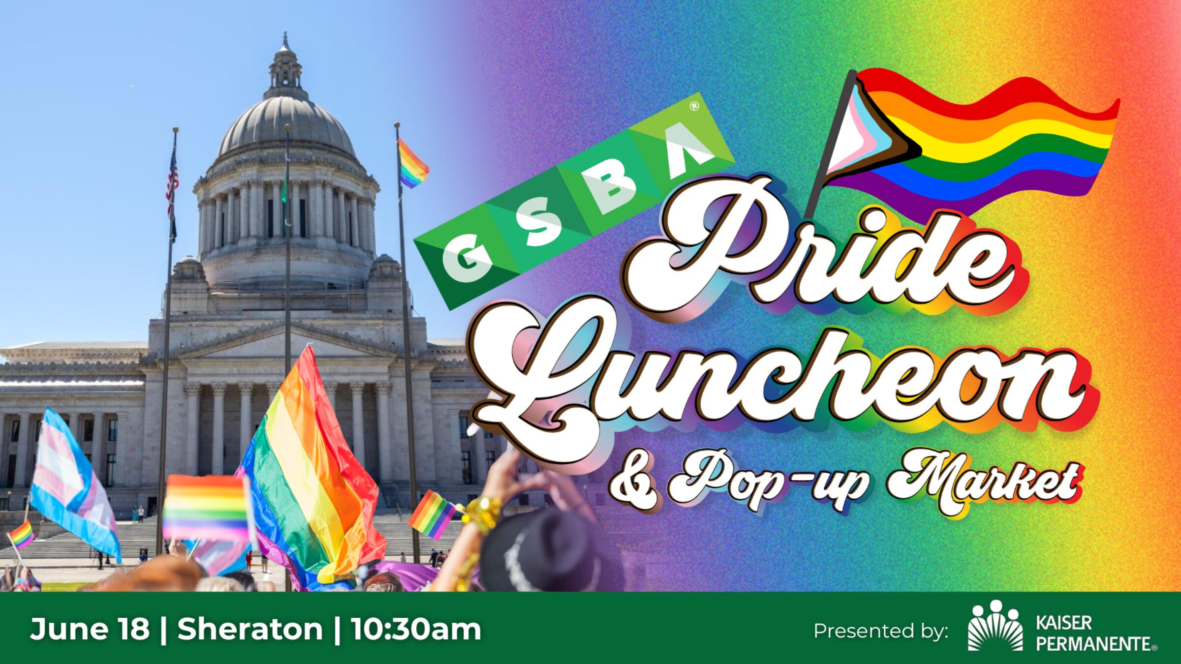 GSBA Pride Luncheon & Pop-up Market | Events | Seattle Pride