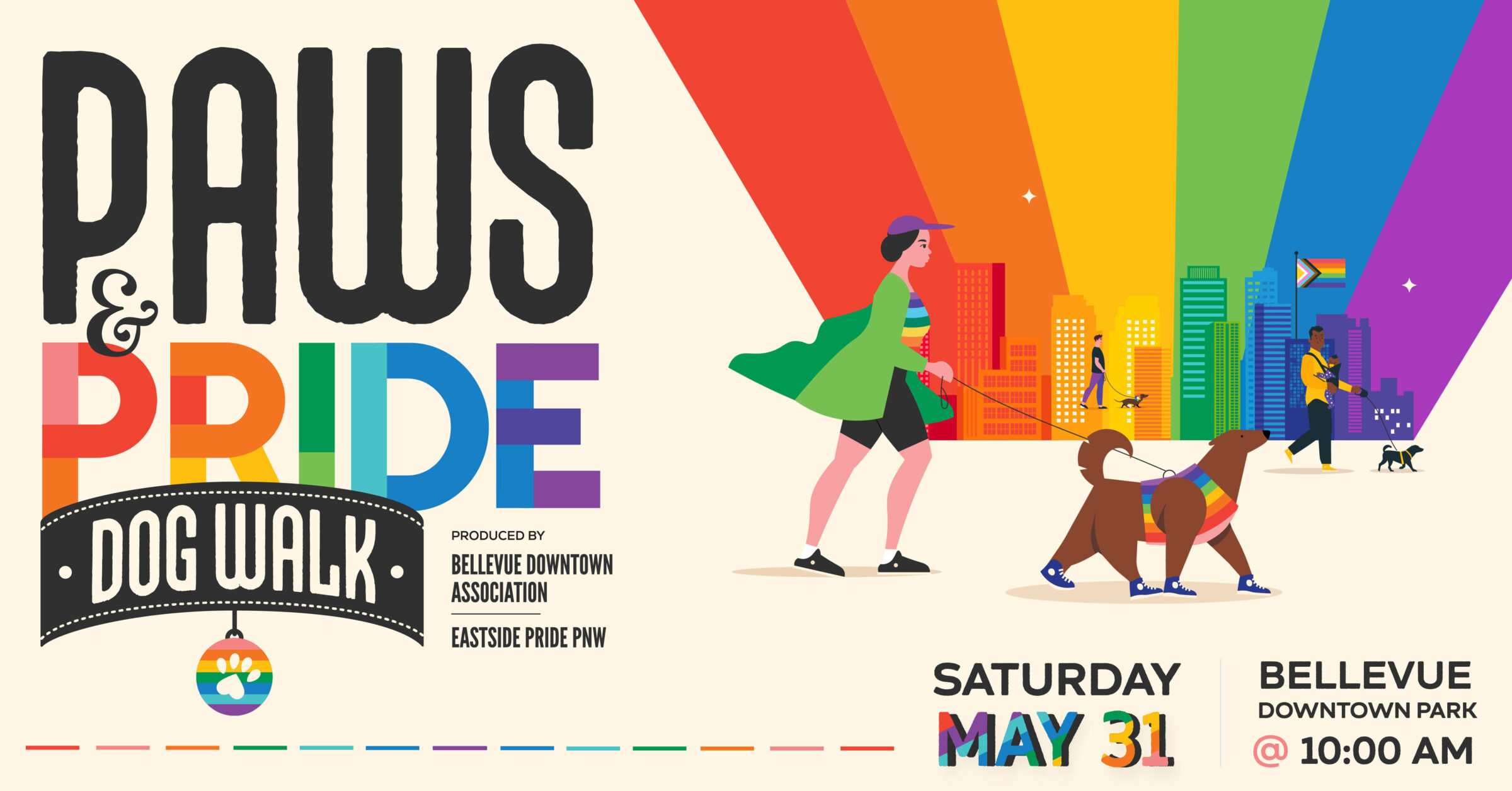 2025 Paws & Pride Dog Walk | Events | Seattle Pride