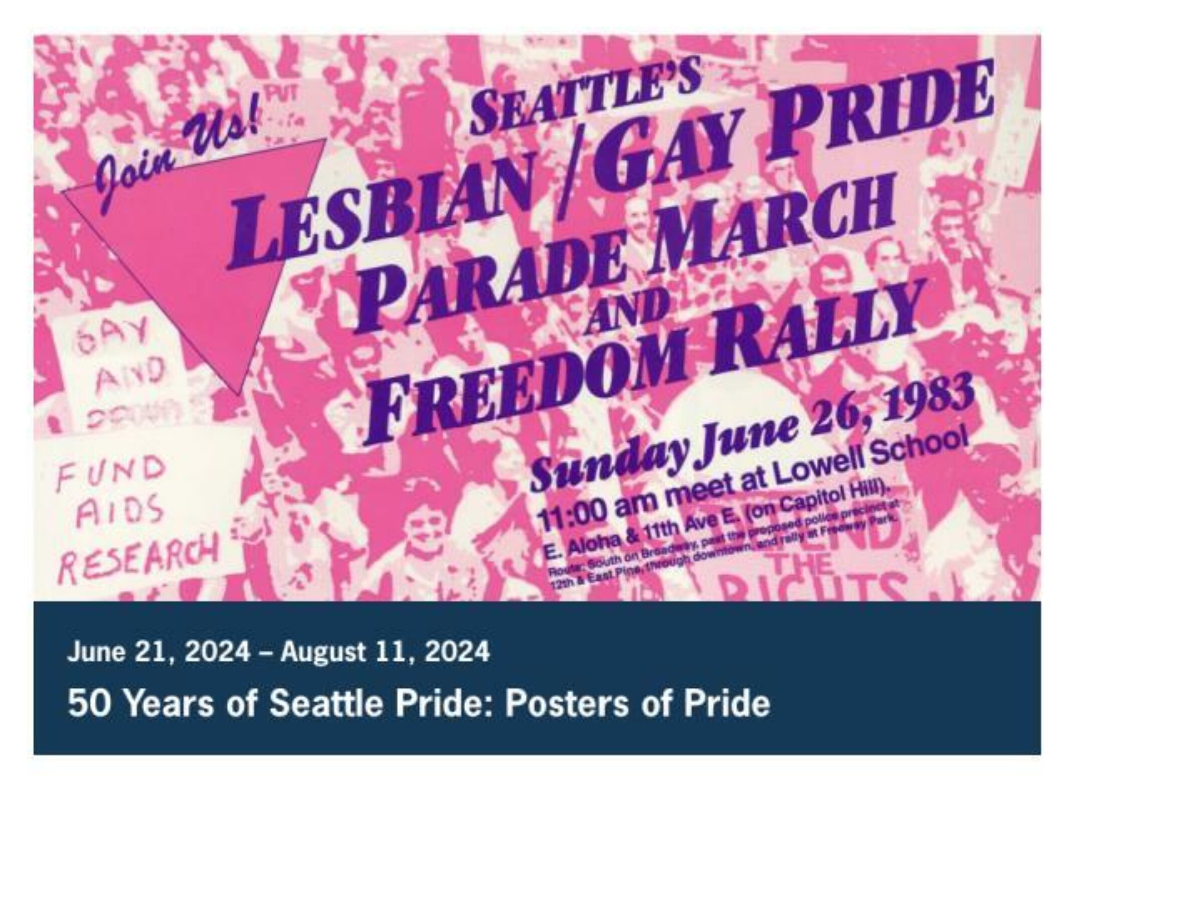 50 Years of Seattle Pride: Posters of Pride | Events | Seattle Pride
